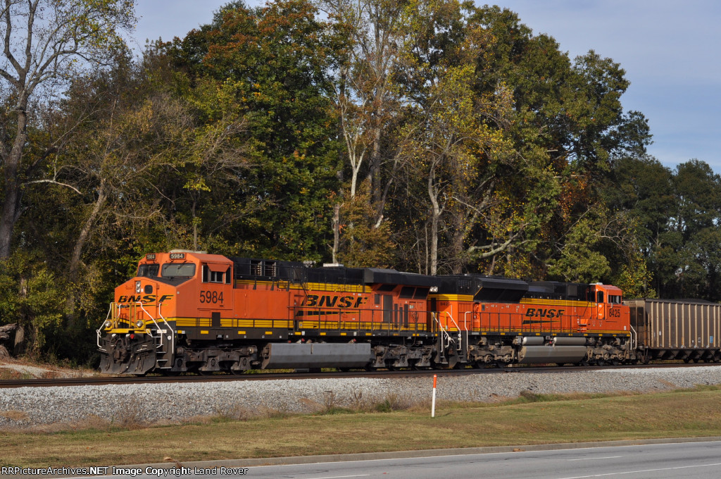 BNSF 5984 DPUs On NS 732 South